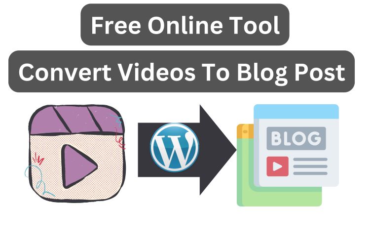 Convert Videos and Audios into SEO Friendly Blog - Free